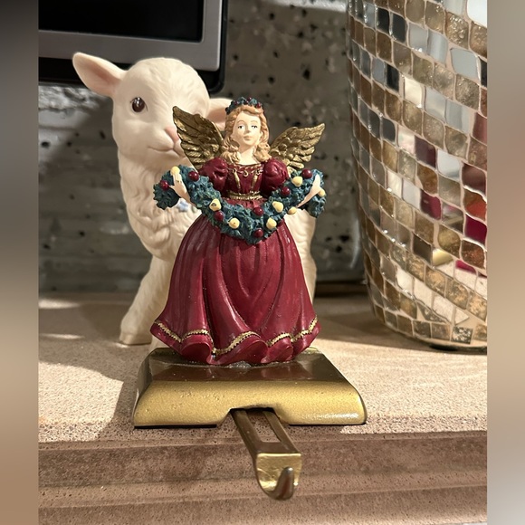 Unique Vintage | Holiday | Vintage Christmas Cast Iron Handpainted ...